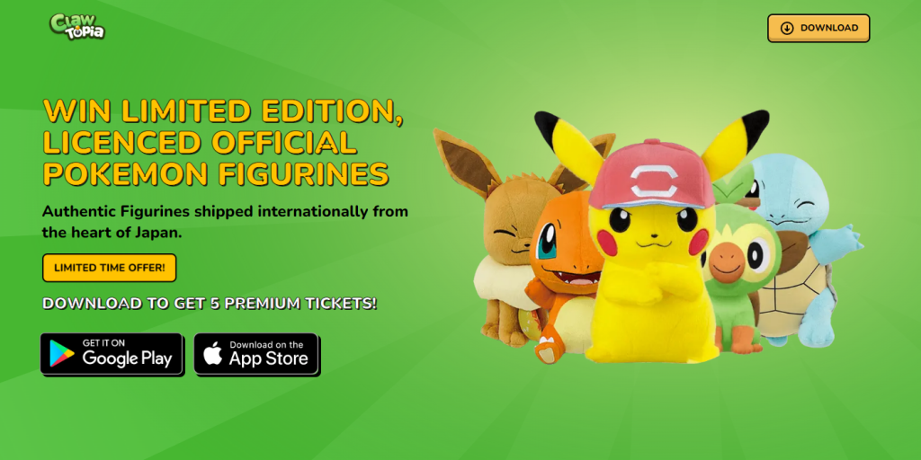 3 Cool Collectible Pokémon Claw Machine Merchandises